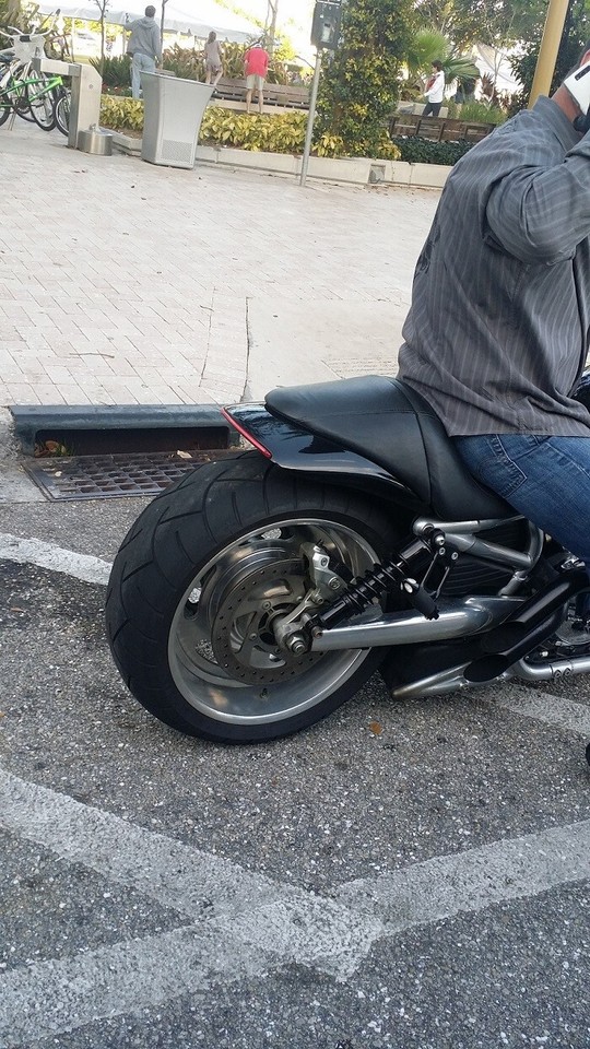 Vrod Rear V-rod Vrsc, Vrscaw, Vrscd, dx Harley Davidson Fender with Led ...