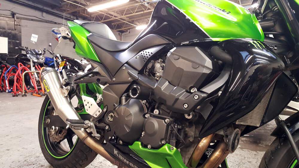 Kawasaki Z750 Z750R Z750S Z1000 2007+ Crash Bobbins Frame Protectors ...