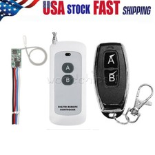 AC 220v 1ch RF Wireless 433mhz Remote Control Switch Module Learning ...