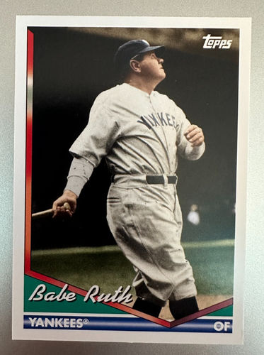 2024 Topps Archives BABE RUTH Baseball card # 284 YANKEES | eBay