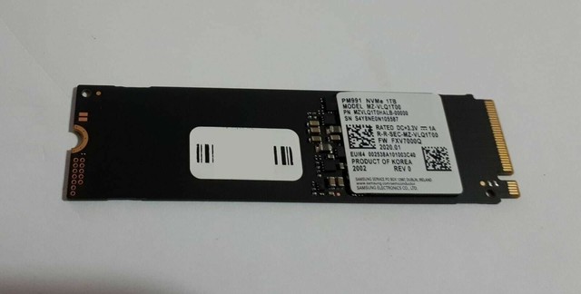 Samsung PM991 1.0TB SSD M.2 2280 NVMe PCIe Gen3 MZVLQ1T0HALB Solid ...