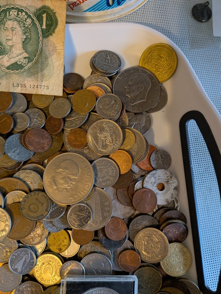 Mixed Coins Job Lot 2.7kg Britsh and World Mix Coins | eBay UK
