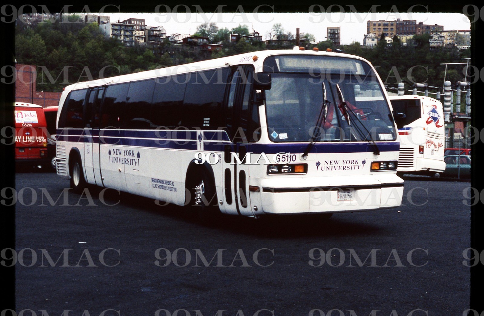 NYU. GM RTS COACH. BUS #G5110. New York (NY). Original Slide 1998. | eBay