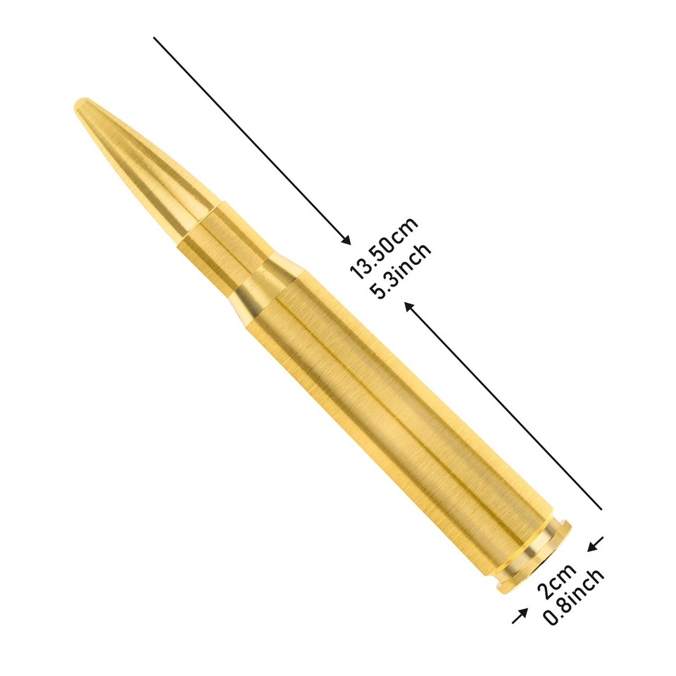 1Pack 5.3" Motorcycle Gold Antenna For Harley Davidson 1989-2022 Street ...