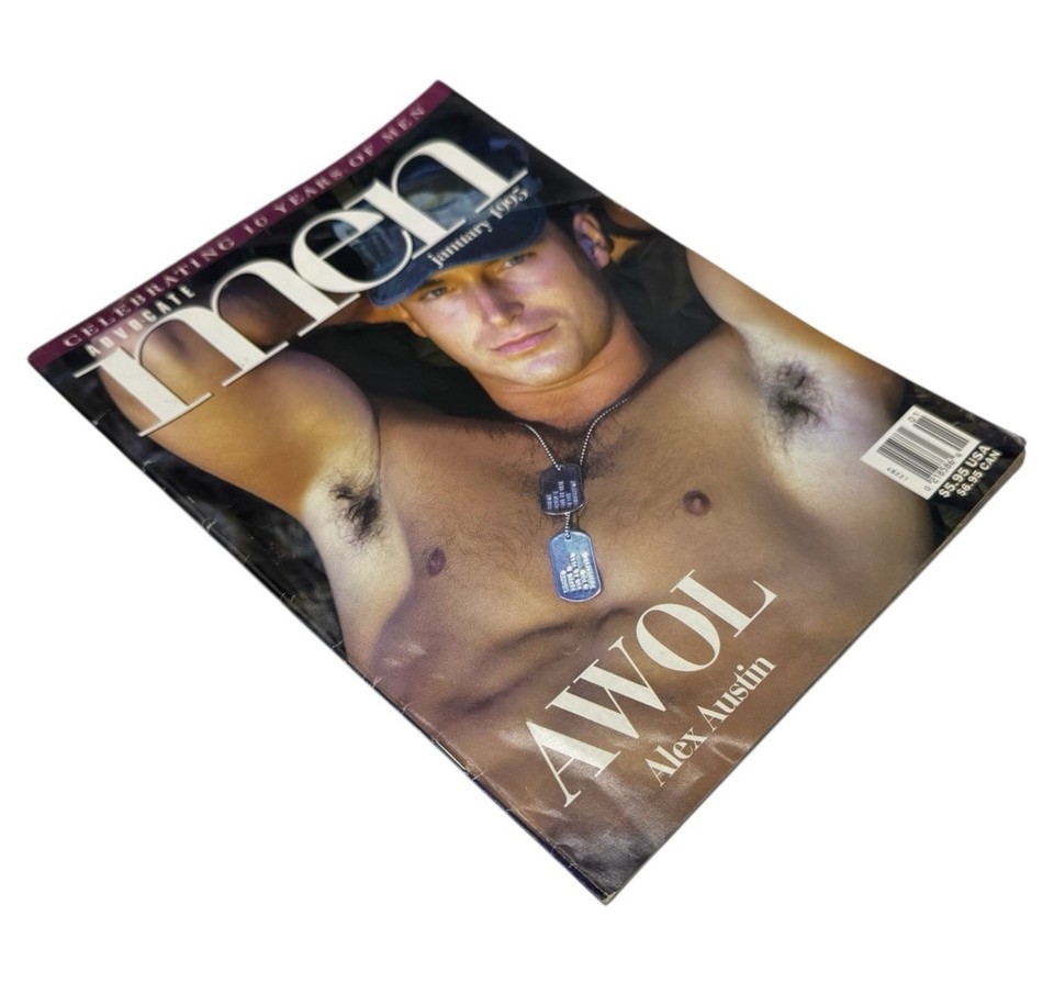 Advocate Men Magazine Jan 1995 AWOL Alex Austin Vintage Gay Magazine | eBay