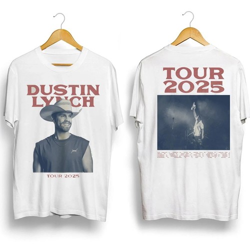 Dustin Lynch Tour 2025 Unisex T Shirt All Size Gift Fans | eBay