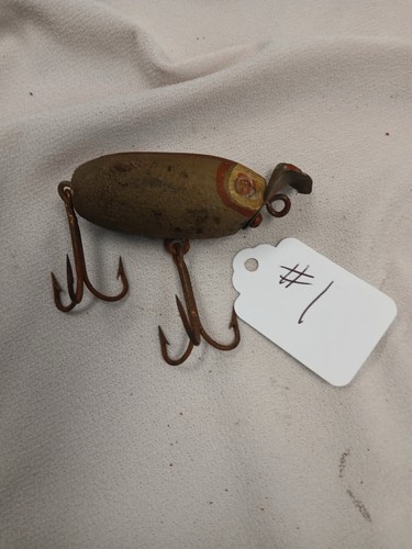 Early Decorated Wooden Fishing Line Lure Lot 1 1920s Folkart | eBay