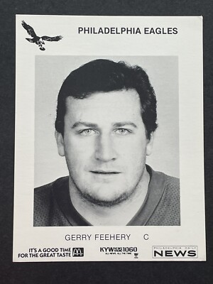 GERRY FEEHERY ~ 1989 Philadelphia Eagles Daily News SET BREAK ~ **VERY ...