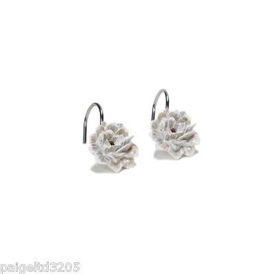 Essential Home Constantine Flowers Shower Curtain Hooks Set of 12 | eBay