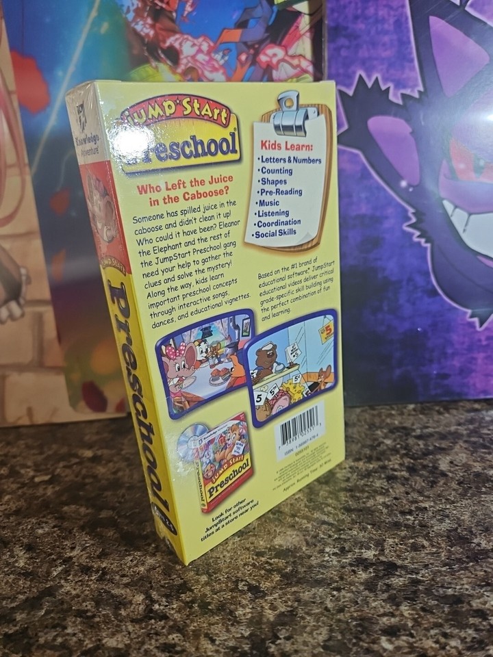 Jump Start Preschool VHS Tape Knowledge Adventure Kids Educational RARE ...