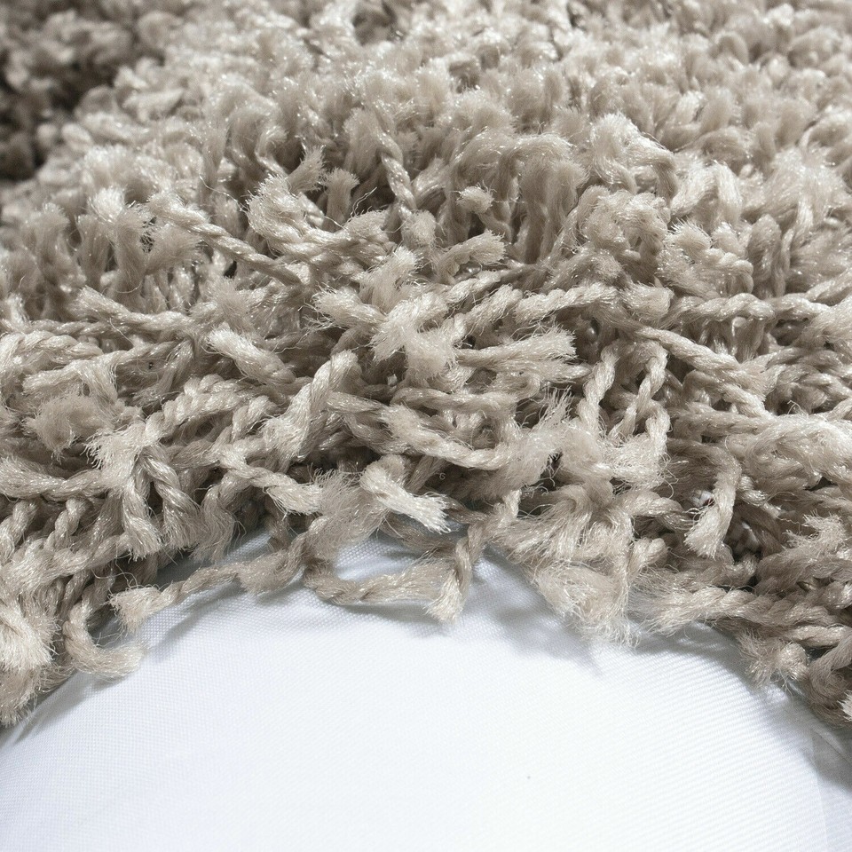 SHAGGY RUG 5cm HIGH PILE SMALL EXTRA LARGE THICK SOFT LIVING ROOM FLOOR ...