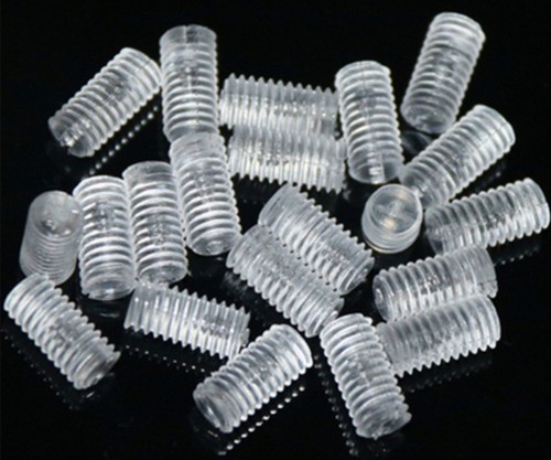 PC Polycarbonate Plastic Slotted Set Screws With Flat Point M3 M4 M5 M6 ...