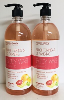 2 Bottles Precious Beauty ~ Brightening & Cleansing Body Wash with ...