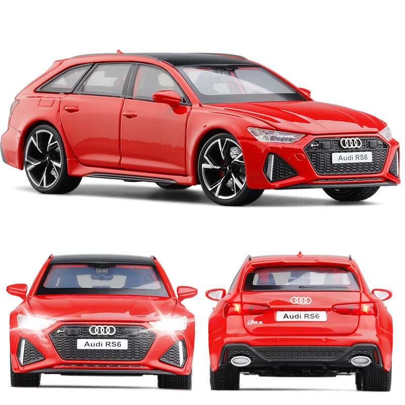 1:32 Audi RS6 Model Car Diecast Wagon Toy Vehicle Toys for Boys Kids ...