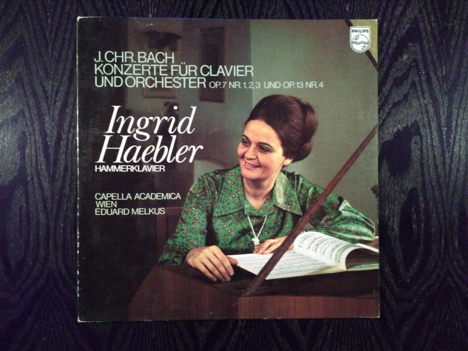 J.CHR. BACH 4 PIANO SONATAS INGRID HAEBLER PHILIPS STEREO HOLLAND LP ...