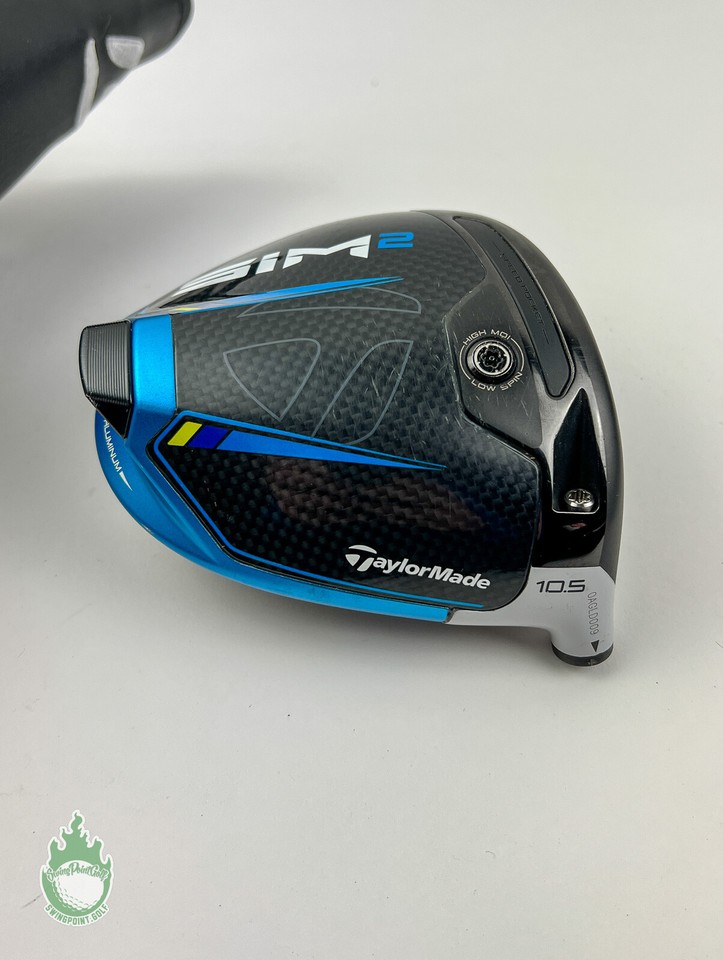 Used Tour Issued 2021 TaylorMade SIM 2 Driver 10.5* HEAD ONLY Golf Club ...