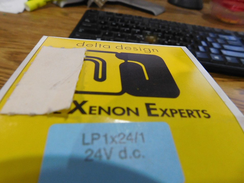 Delta Design Model: LP1x24/1 Blue Xenon Becon New Old Stock | eBay