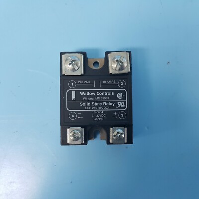 318-0403// SOLID STATE RELAY SSR-240-10A-DC1 WATLOW CONTROLS [USED] | eBay