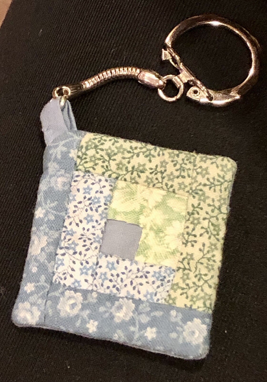 Vintage 90s Amish Country Quilt Fabric Keychain Key Ring | eBay