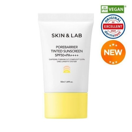 SKIN&LAB Porebarrier Tinted Sunscreen SPF50+PA++++ 50ml K-Beauty | eBay