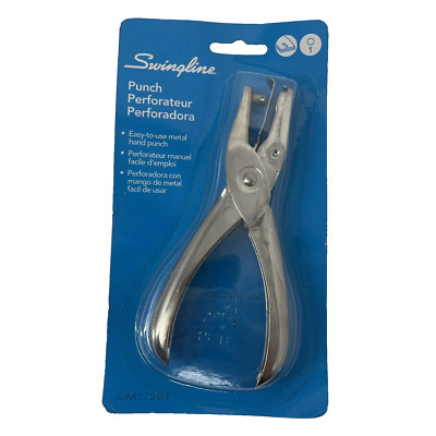 Swingline 1 Quarter Inch Hole Punch Single Puncher 5 Sheet Capacity NEW ...