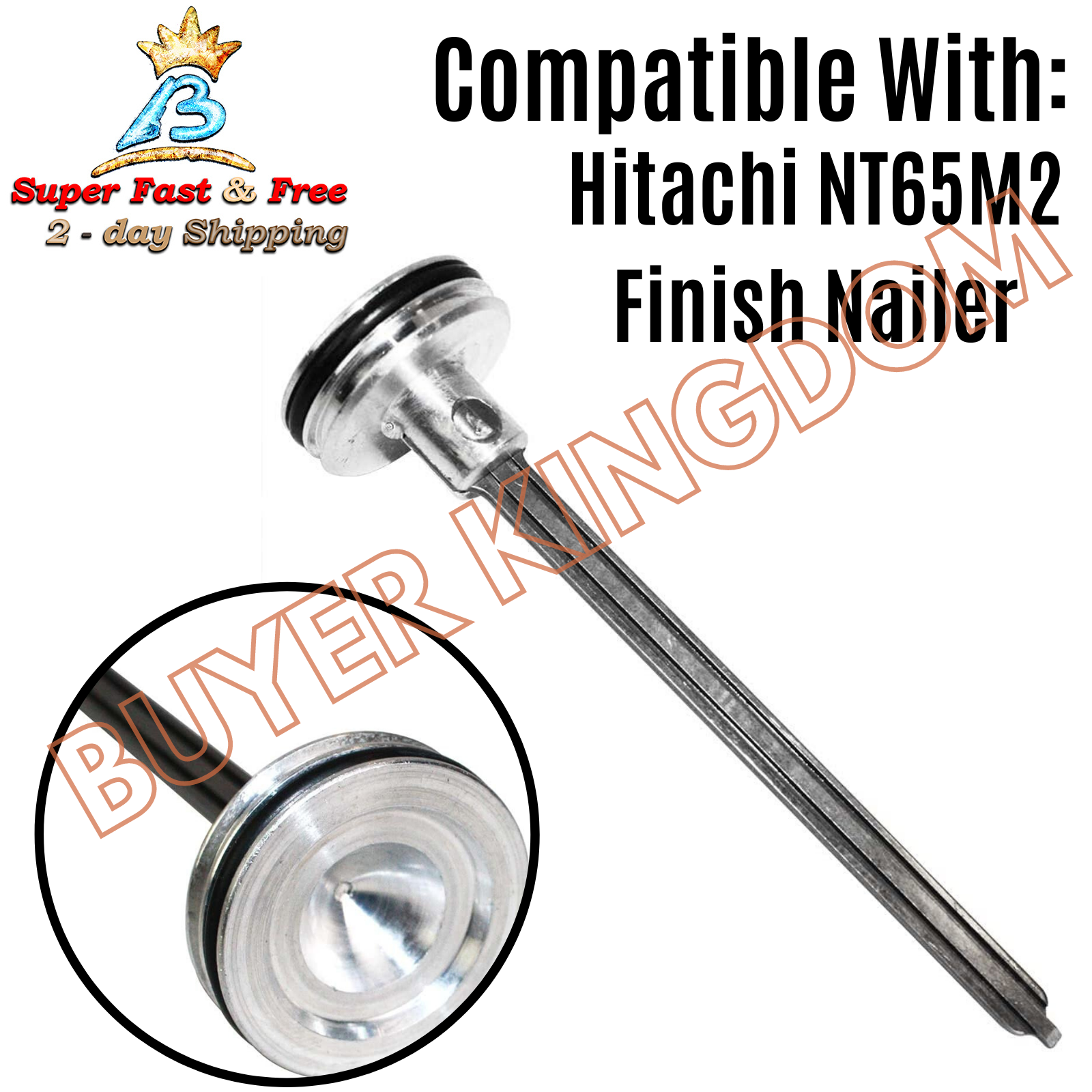 Replacement Piston Driver Blade Assembly For Hitachi NT65M2 Nail Finish ...