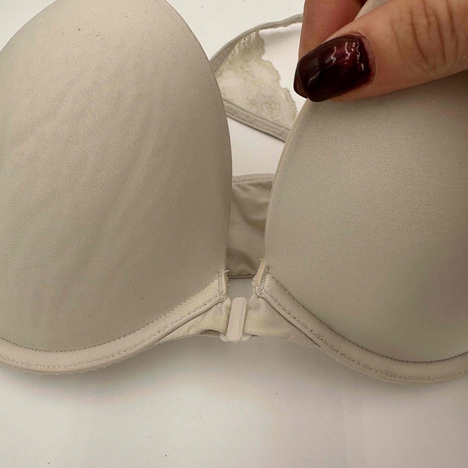Victoria's Secret White Underwire Adjustable Straps Push-Up Bra Size ...