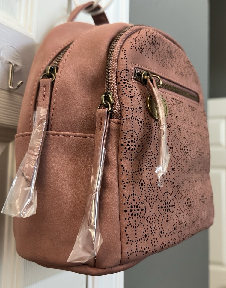 Wallflower brand New Cute Valentines Gift Brown Leather Look mini ...