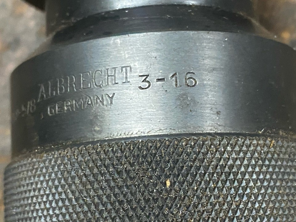 ALBRECHT KEYLESS DRILL CHUCK 1/8”- 5/8” Threaded Mount 3/4-16 | eBay
