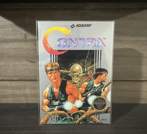 NINTENDO NES CONTRA GAME W/ ORIG BOX TESTED & WORKING CIB complete in ...