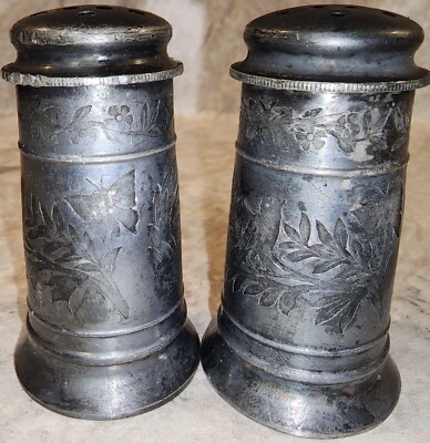Salt & Pepper Shakers - Antique Salt Pepper Shakers - 3