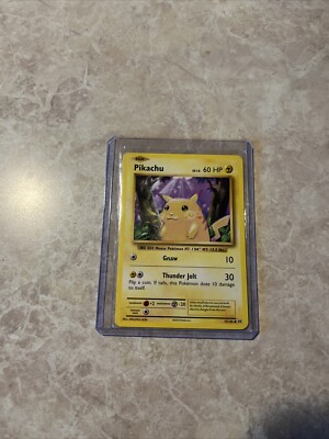 2016 Pikachu Basic Rare Card | eBay