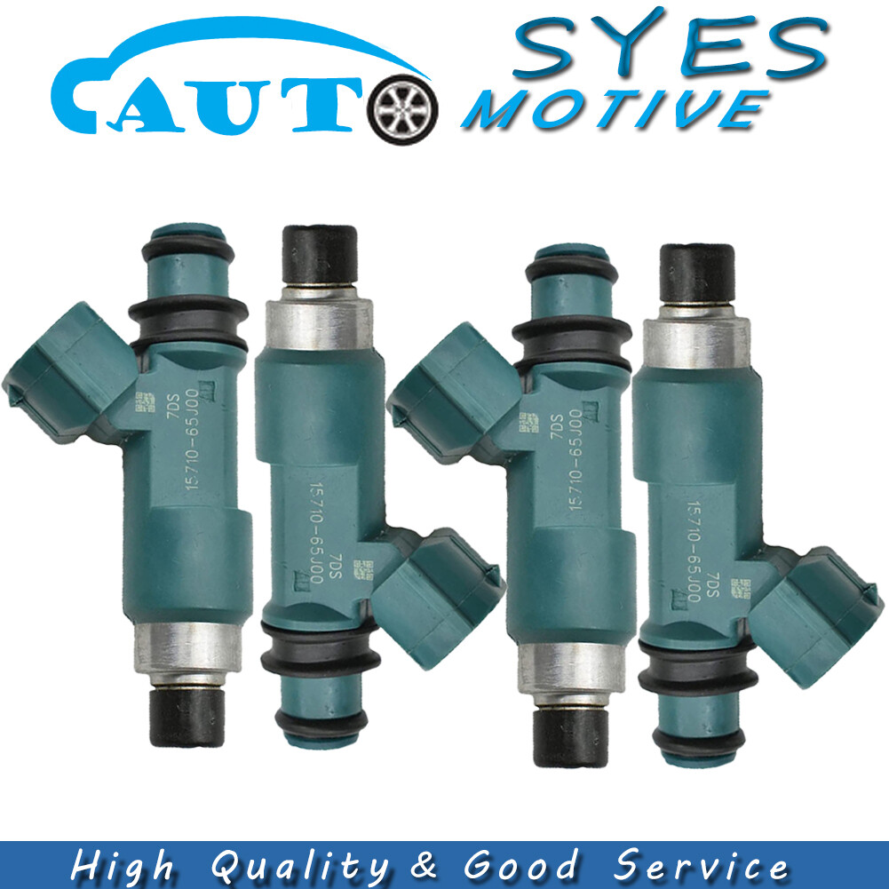 15710-65J00 Set of 4 Fuel Injectors Fits For 2007-2009 Suzuki SX4 2.0L ...