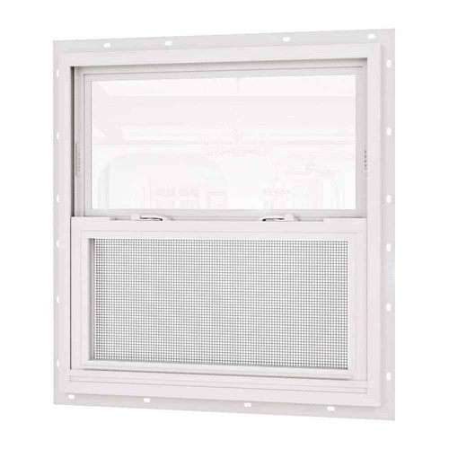 36 in. x 36 in. 62-Series Double Glazed Single Hung Vinyl Window with ...