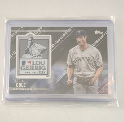 2022 Update Special Event Commemorative Patch Black Gerrit Cole Yankees ...