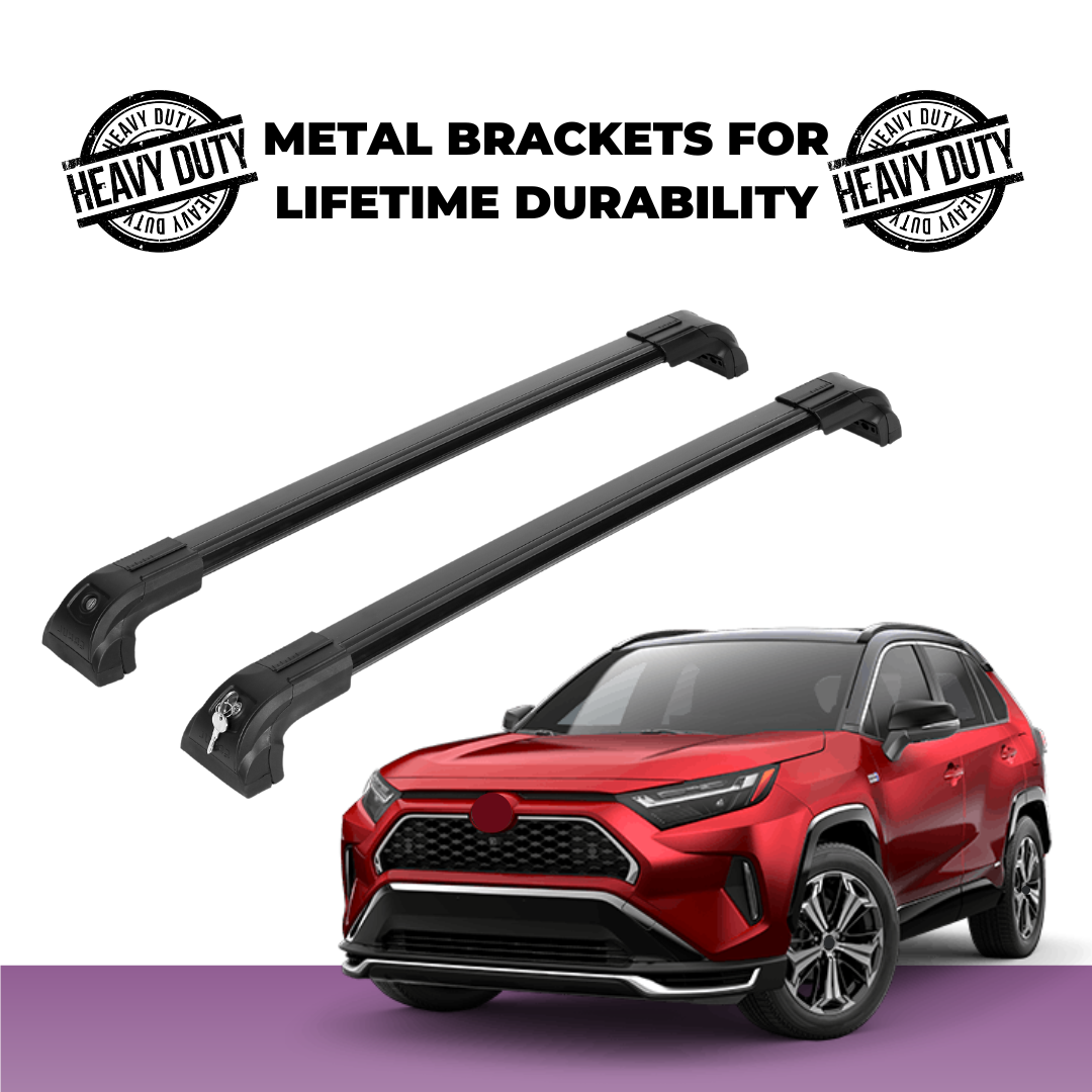 Heavy Duty Roof Rack Crossbars Fits Toyota RAV4 2019-2025 for Flush ...