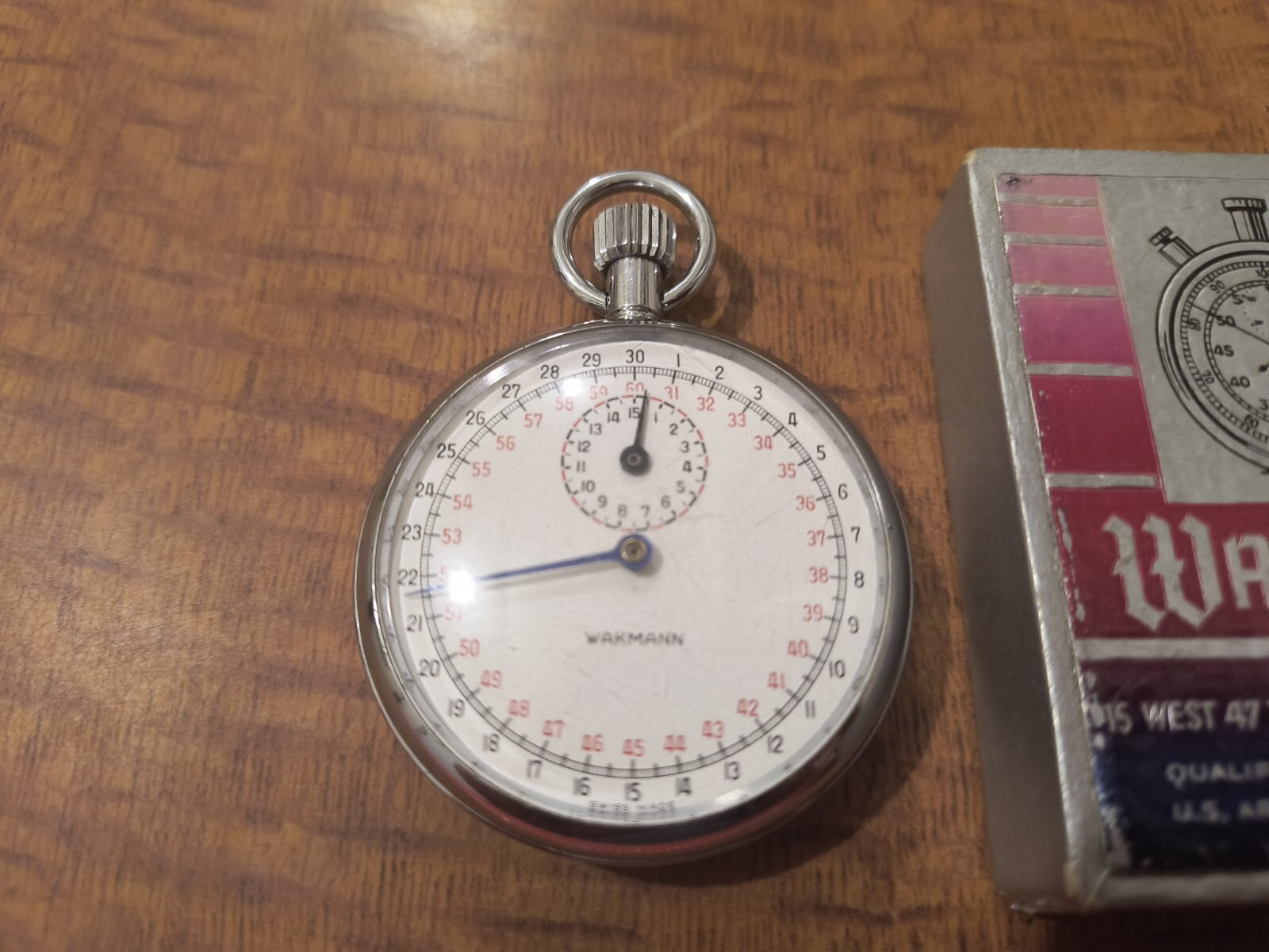 WAKMANN 7 Jewel 1/10th Second Vintage Stopwatch, Swiss Made | eBay