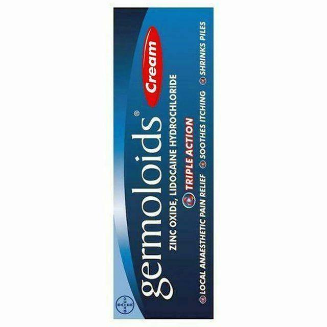 Germoloids Triple Action Ointment Haemorrhoids Piles Itching Relief ...