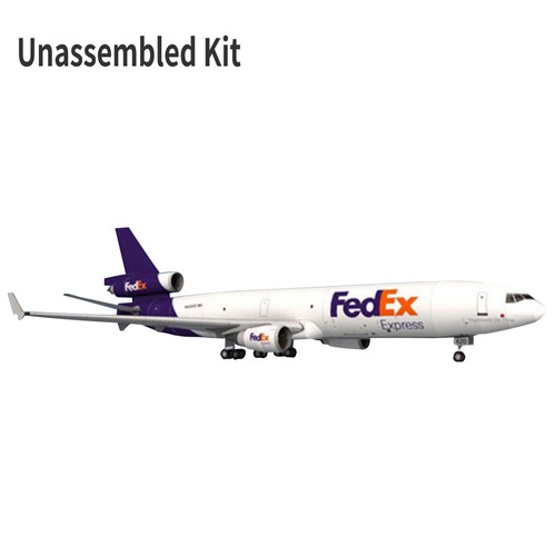 1/100 Fedex MD-11 Air Plane 3D Paper Model Cargo Aircraft Unassembled ...