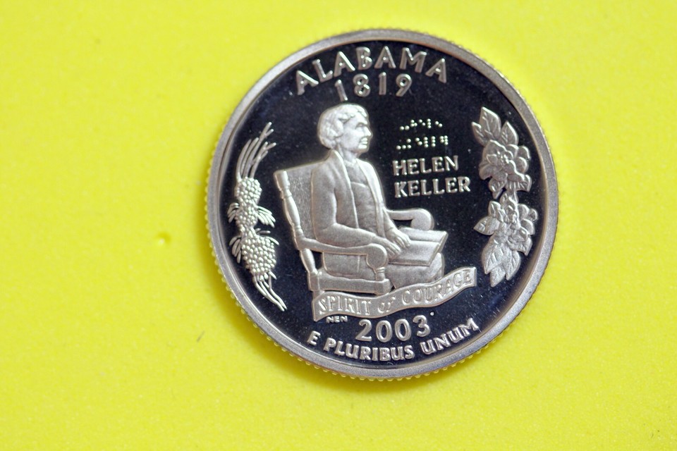 2003 - S PROOF "ALABAMA" STATEHOOD Washington Quarter! #J24760 | eBay
