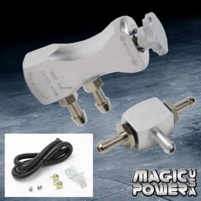 SILVER ADJUSTABLE TURBO 30 PSI MANUAL BOOST BYPASS CONTROLLER KIT FIT ...
