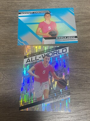 2022 UD Nikola Jovic Rookie Holofoil Goodwin Champions All World & Base ...