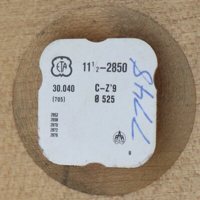 NEW OLD STOCK ETA 2850 Escape Wheel Part 705 Watchmakers Parts Repairs ...