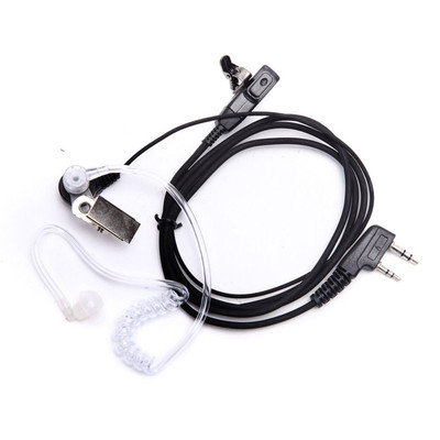 Air Tube Security In-Ear Earpiece Mic Headset Walkie Talkie Earpiece ...