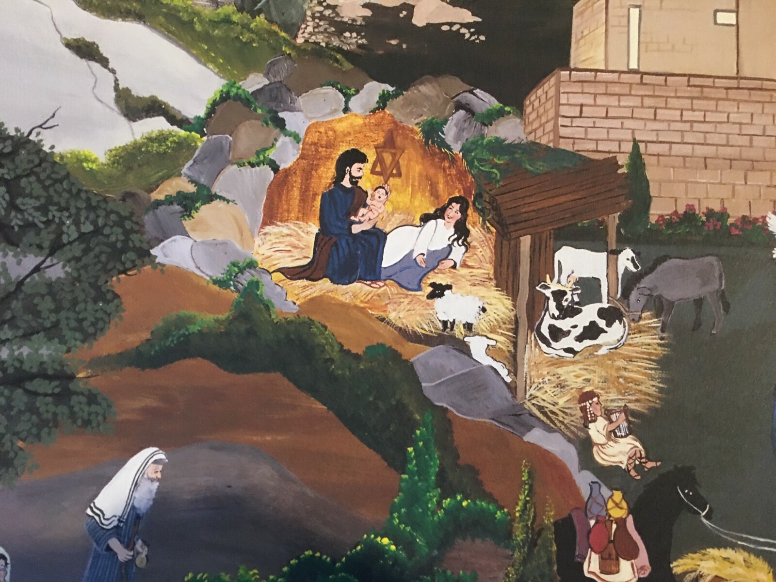 OH LITTLE TOWN OF BETHLEHEM by Deneille Moes Folk Art Signed Ltd Ed ...