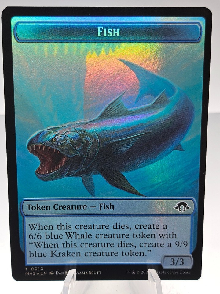 MTG FOIL {Fish Token} // {Servo Token} - Modern Horizons 3 | eBay