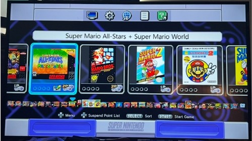 AUTHENTIC Super Nintendo SNES Mini Classic - Top 400+ NES and SNES ...