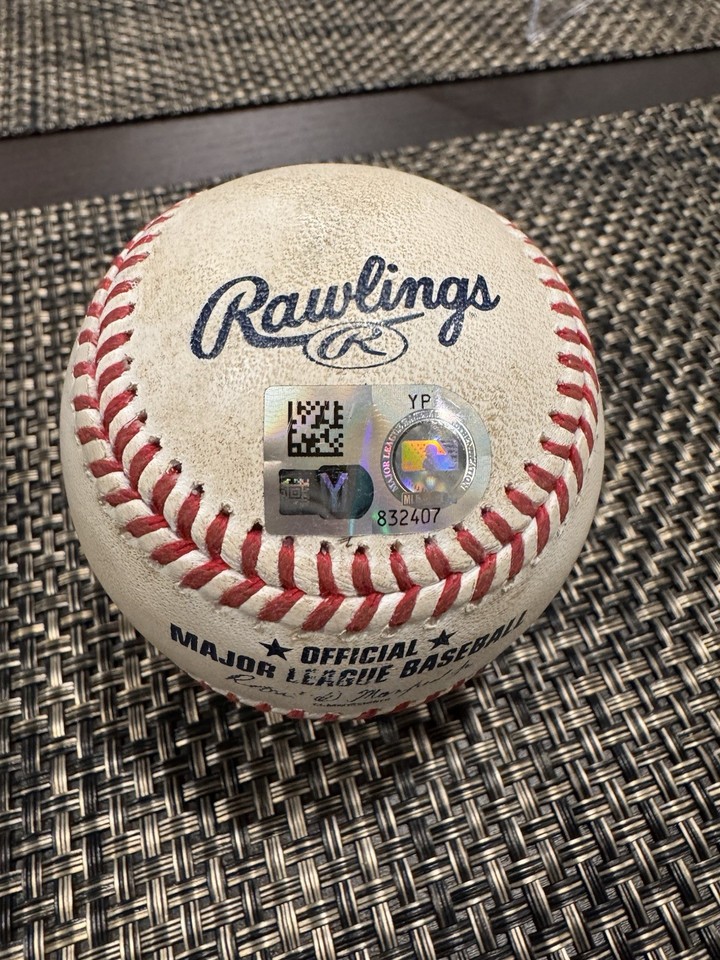 Game Used Ichiro Number Retirement HoF logo Cal Raleigh Popout 8/8/2025 ...