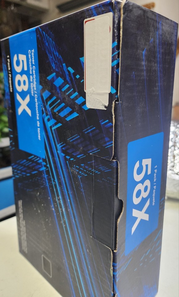58A Black Toner Cartridge with Chip Compatible with HP 58A CF258A 58X ...