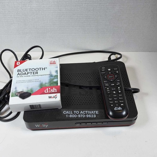 Dish Network Wally Satellite Receiver, Power Cord, Remote / Bluetooth ...